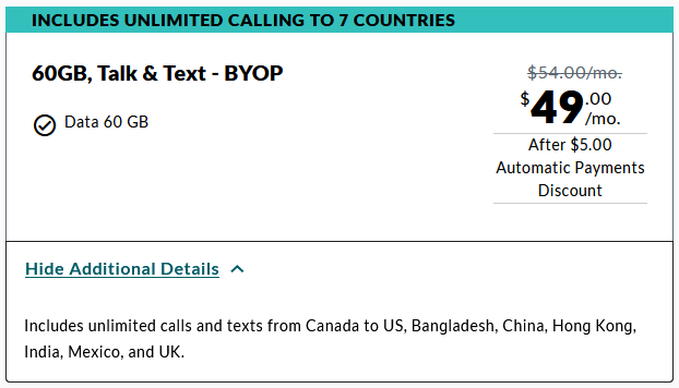 Fido's $54/60GB plan gets unlimited calling to China, India, Mexico, more