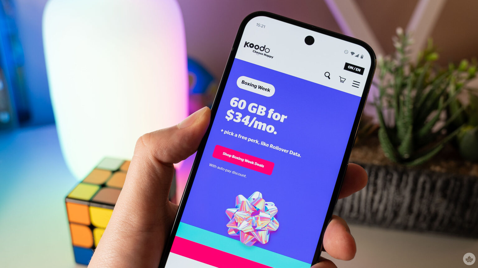 Koodo early Boxing Week deals: $5/mo Galaxy S24 FE, $39/100GB plan