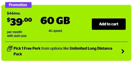 Koodo discounts 60GB mobile plan by $5/mo