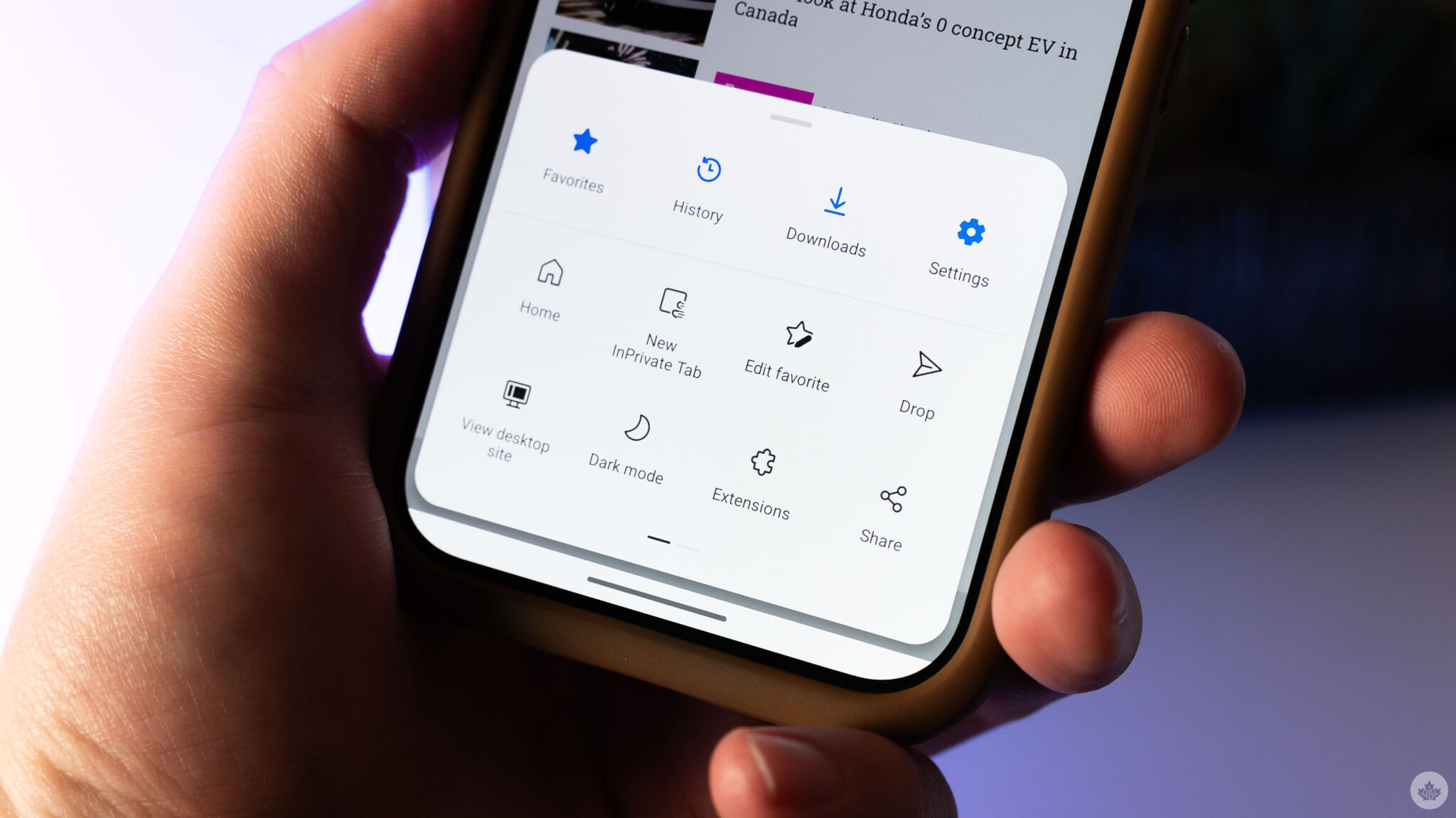 Microsoft officially adds extensions to Edge for Android