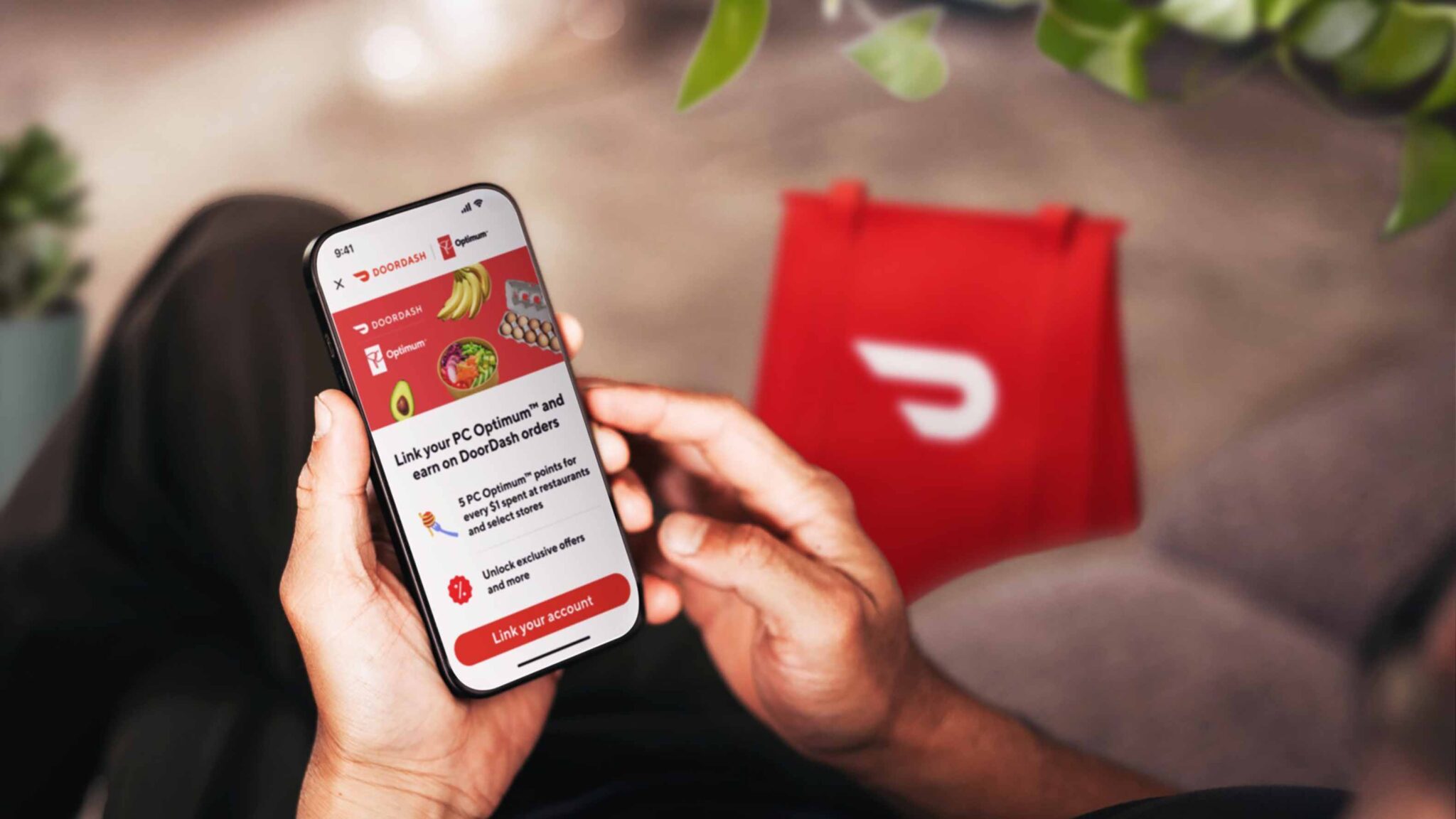 You can now earn PC Optimum points on DoorDash orders