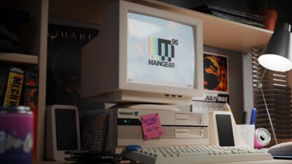 This retro PC with modern internals is for the 90s kids out there