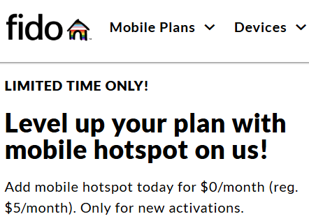 Fido offering free hotspot access after making it a paid feature