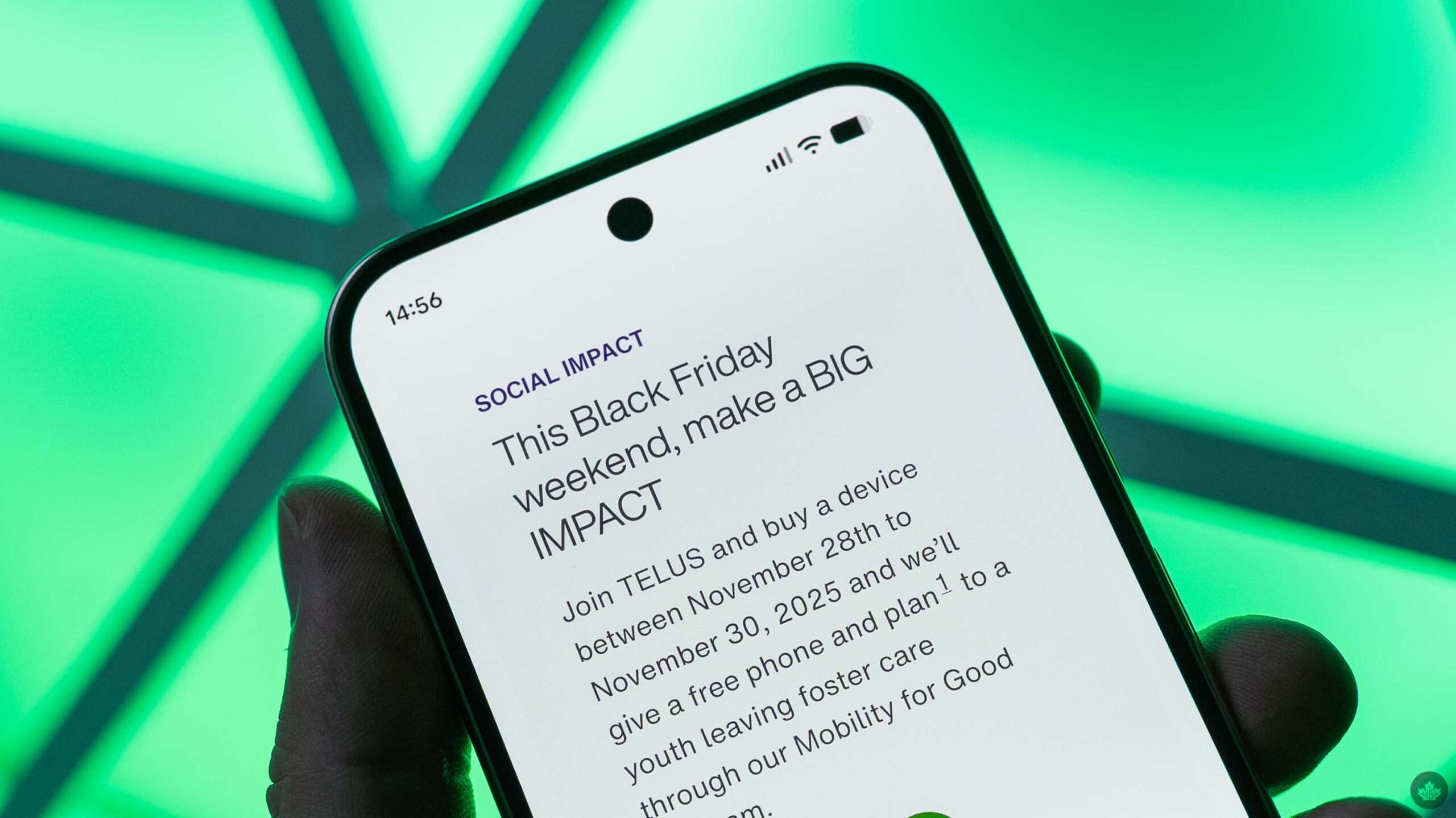 Telus Launches 'Buy One, Give One' Campaign for Black Friday 2025 ...