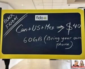 Some Fido stores match Koodo's $40/60GB CAN/US/MEX deal