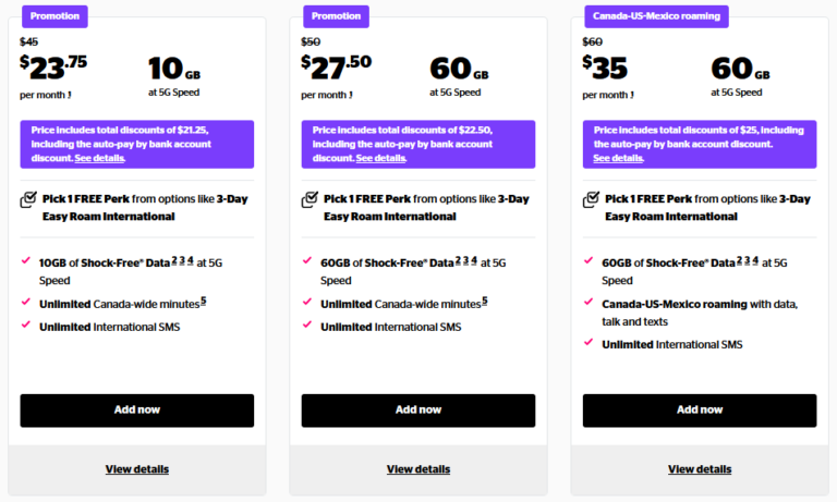 Koodo flash sale offering 25% off 5G, Tab plans: get $35/60GB CAN/US/MEX