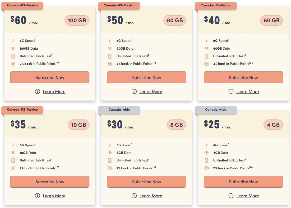 Public Mobile rolls out new, pricier plans post Boxing Week