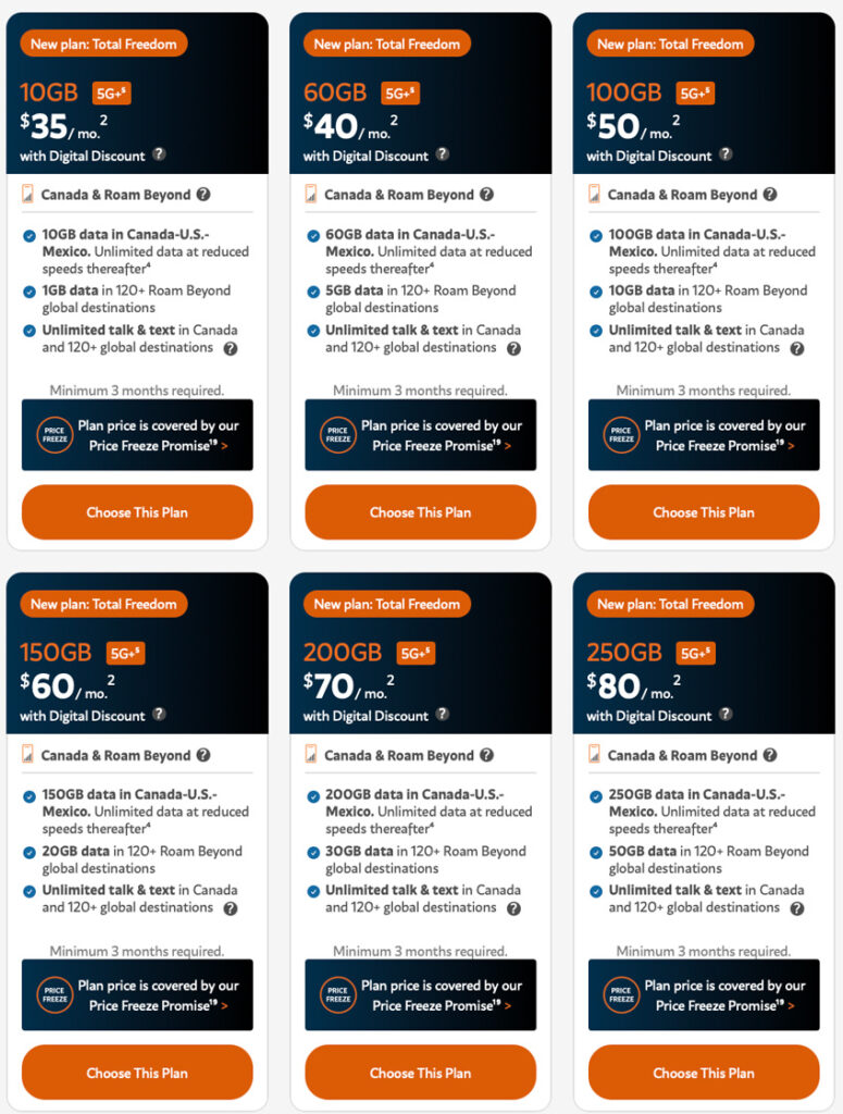 Freedom Mobile ends bring your own phone discount