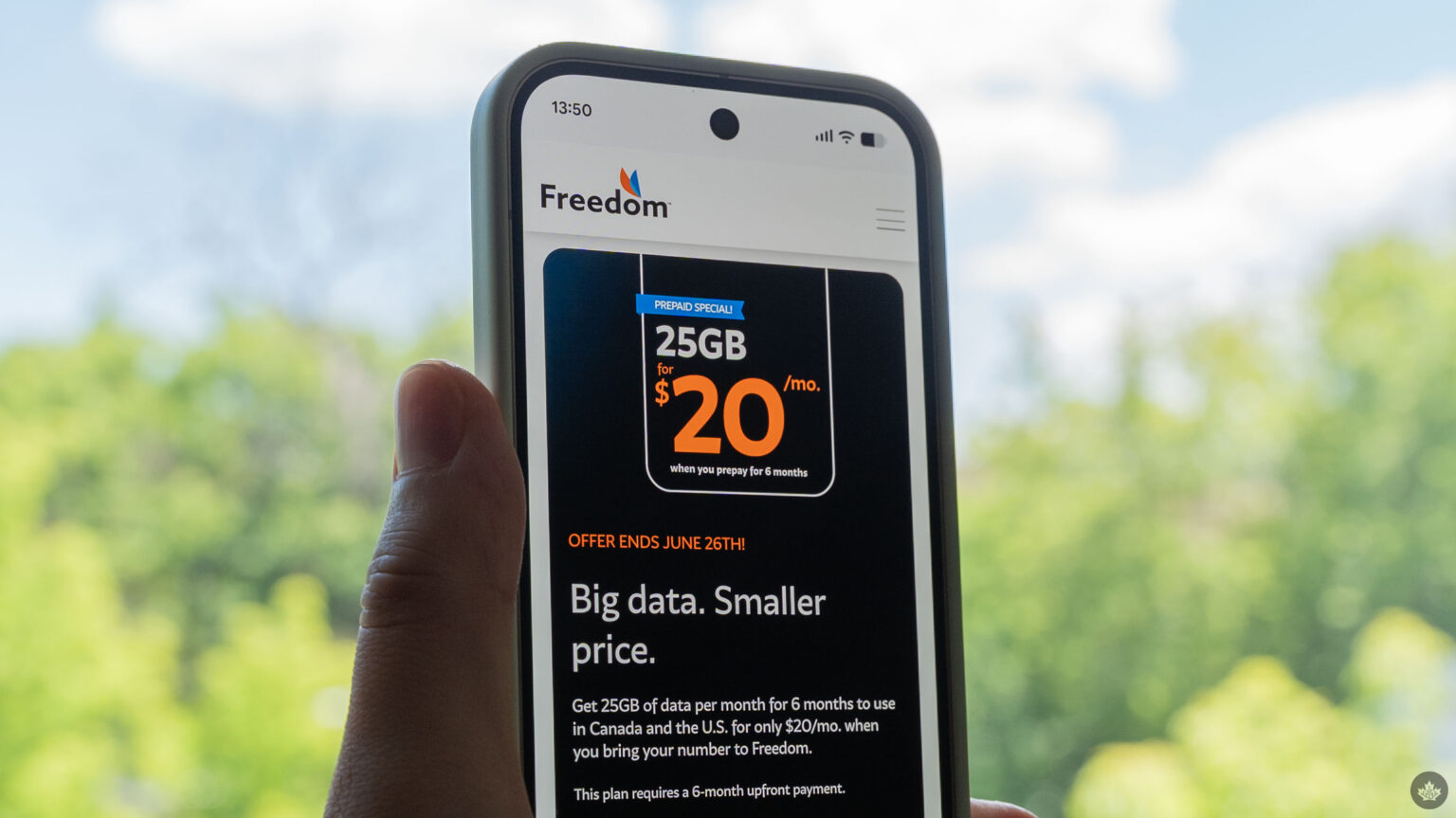 Freedom offering $20/25GB prepaid plan, but it won't last long